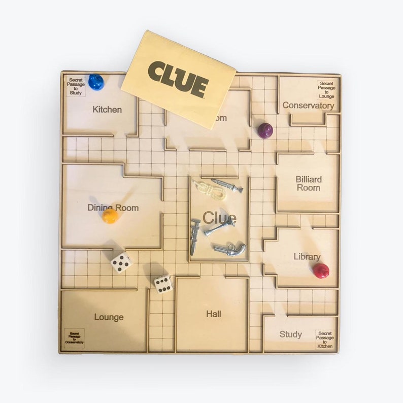 Rustic Clue Board - SVG - Etsy