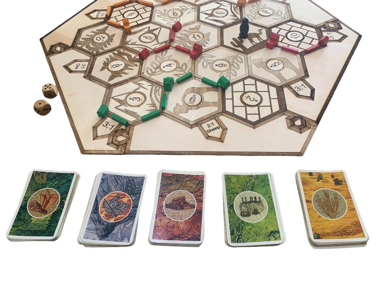 Rustic Settlers of Catan Board - SVG - Etsy