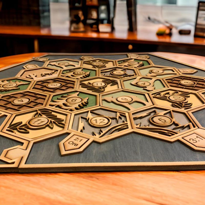 Custom Catan Board - Etsy