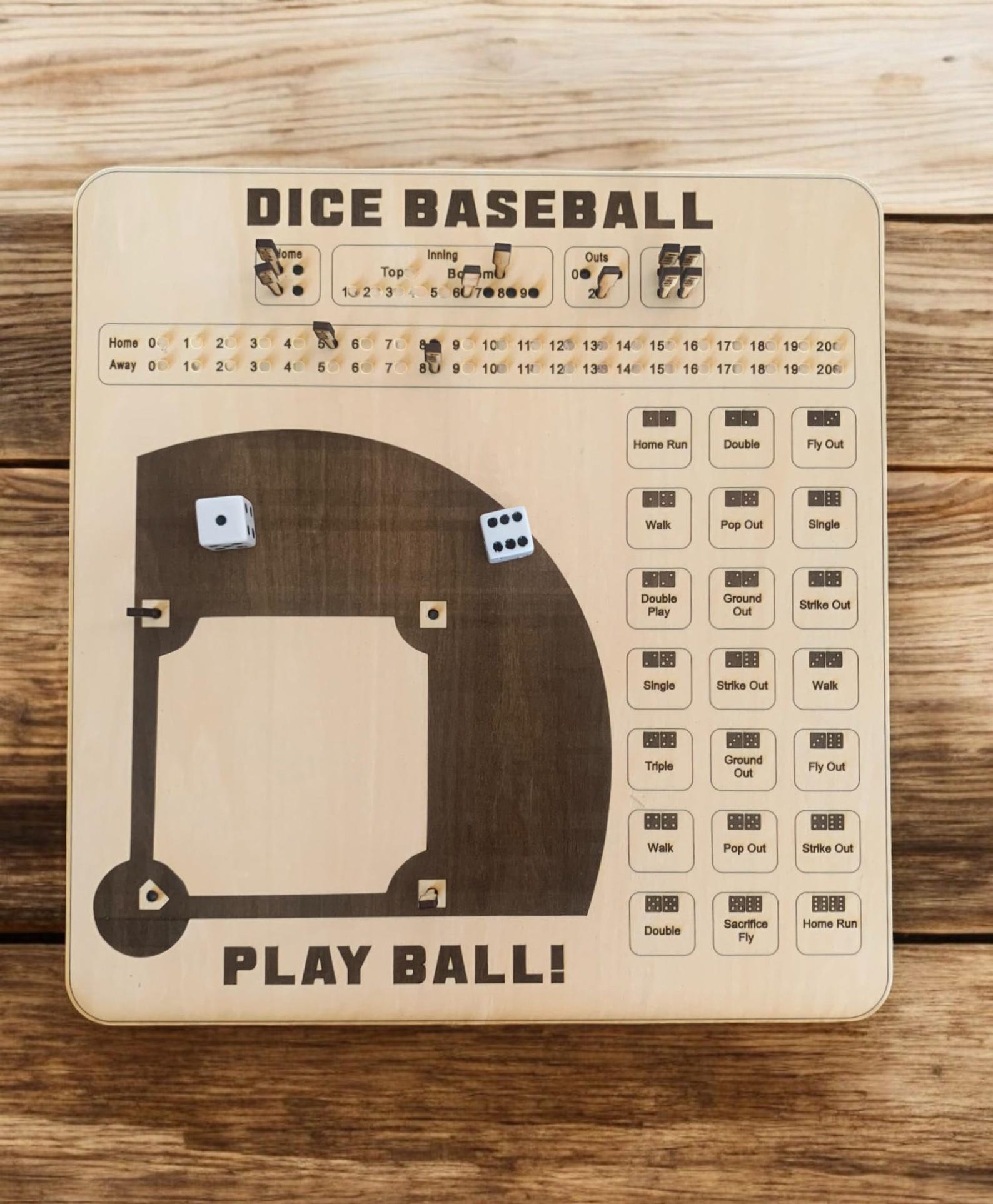 Dice Baseball - SVG - Etsy