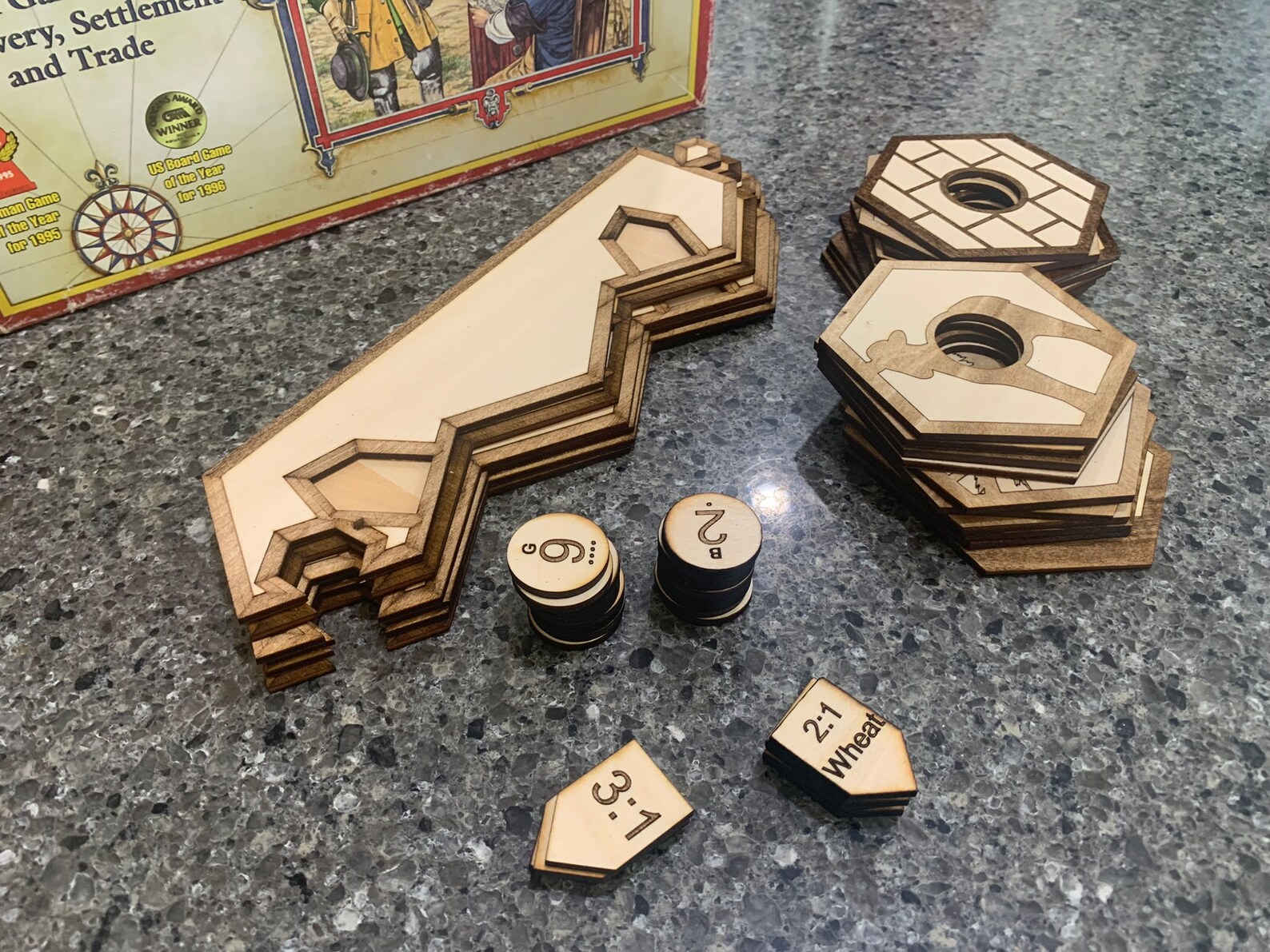 Custom Settlers of Catan Board SVG - Etsy