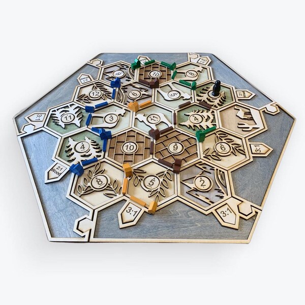 Settlers of Catan - Etsy