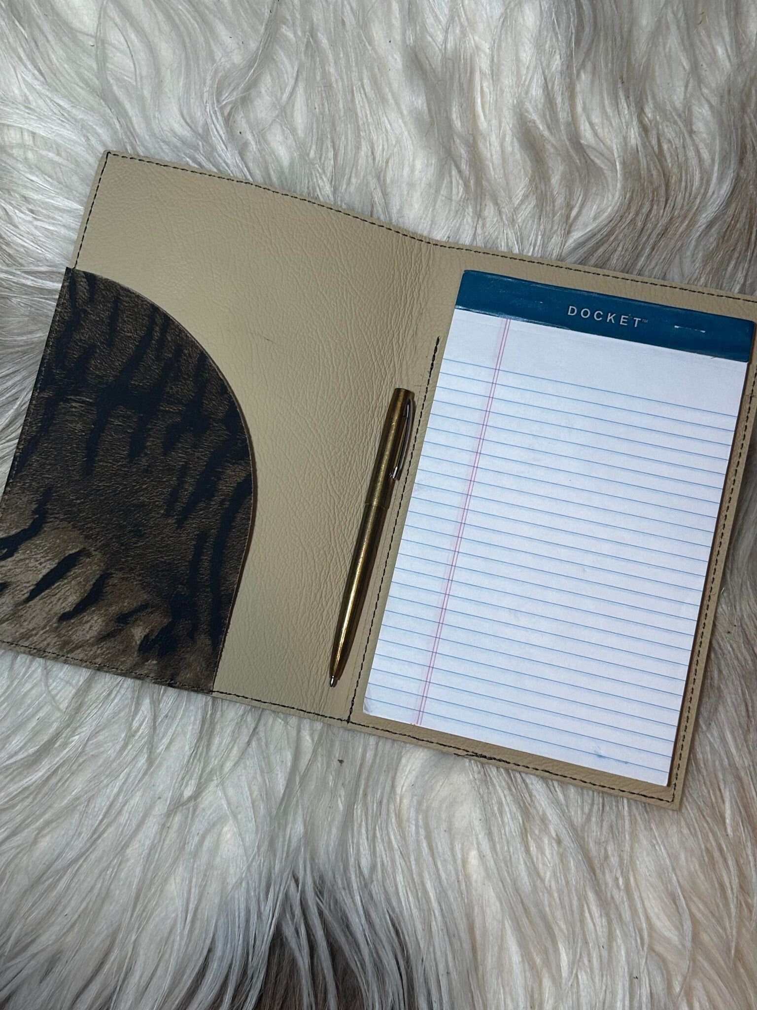 Leather Notepad - Etsy