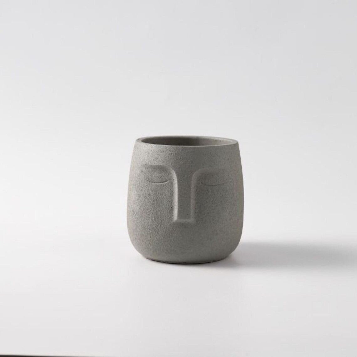 Ceramic Head Planter-indoor Face Planter-face Pot Small Face Planter ...