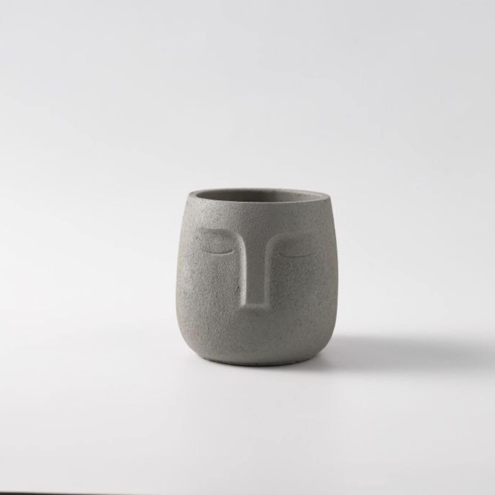 Ceramic Head Planter-indoor Face Planter-face Pot Small Face Planter ...