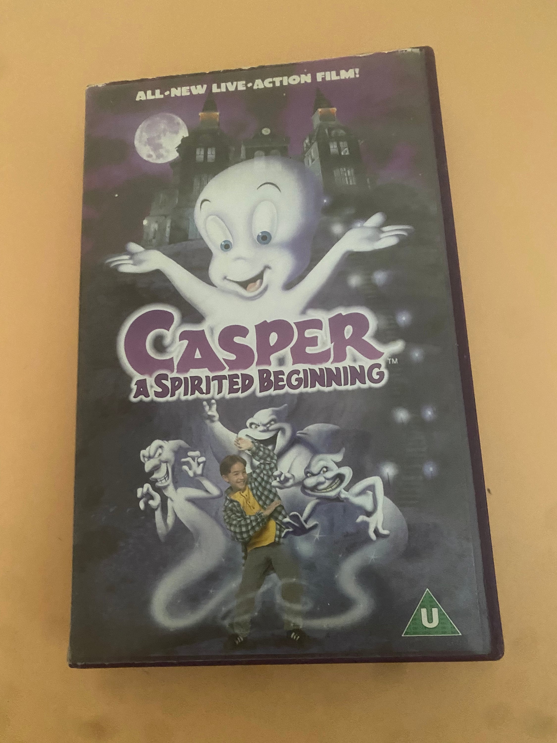 Casper A Spirited Beginning Live Action Film PAL VHS Video - Etsy