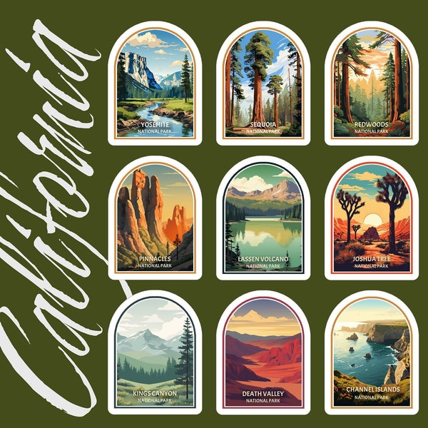 California Stickers - Etsy