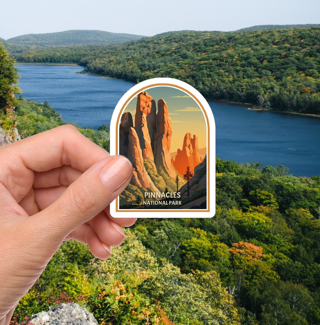 Pinnacles National Park Sticker, Waterproof Vinyl Sticker, National ...