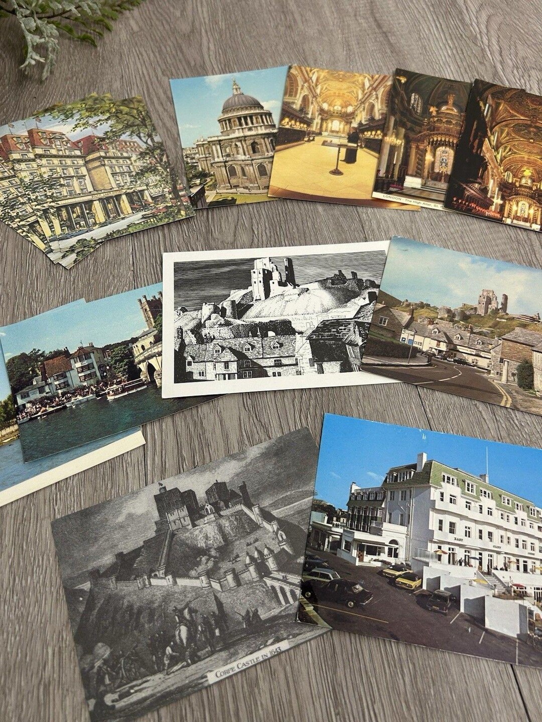 Vintage London Postcard Set: England UK, Tower of London, Park Lane ...