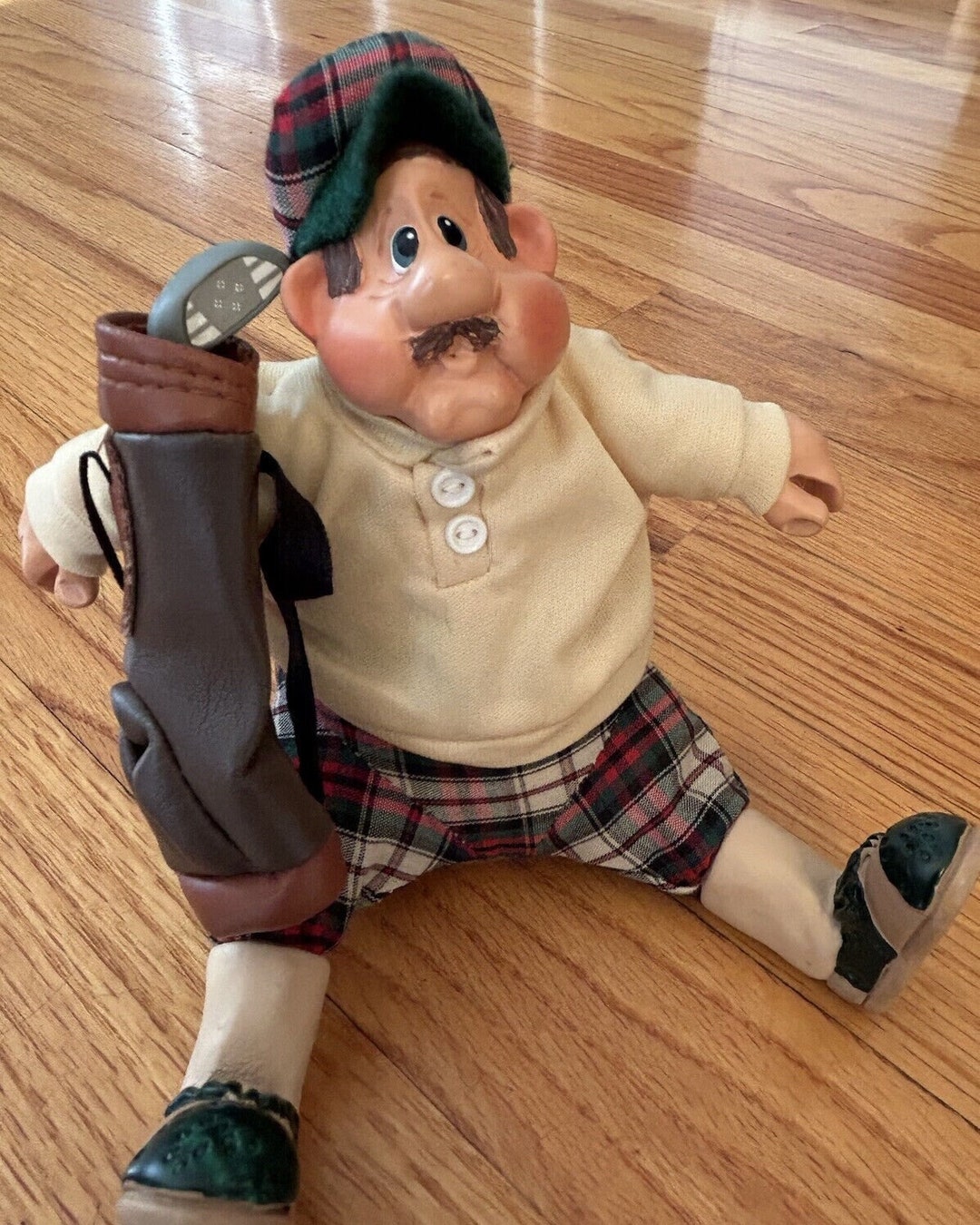 VTG Stew Mulligan Golf Figurine Shelf Sitter Russ Berrie Kathleen Kelly ...