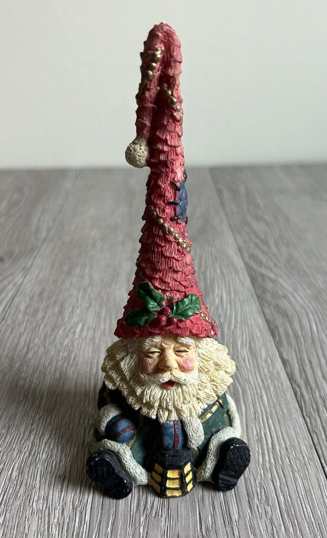 Vintage Crinkle Claus Santa Gnome Figurine Holiday Christmas - Etsy