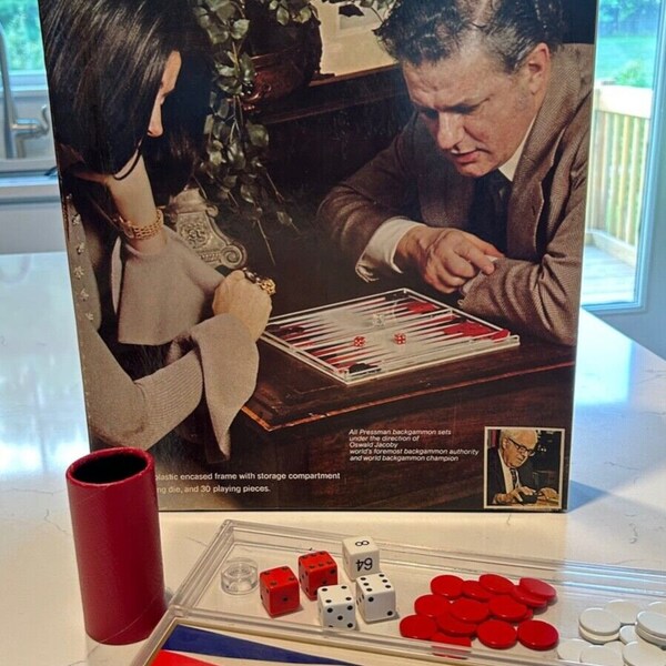 Retro Backgammon - Etsy