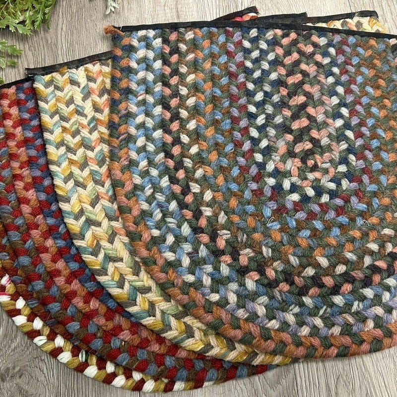 Hooked Chair Pads - Etsy