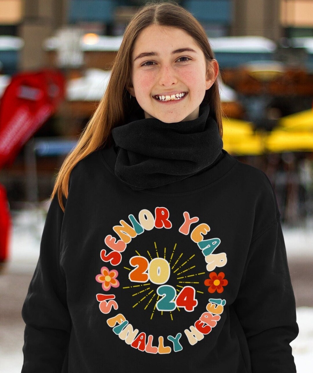 Retro Senior Year 2024 Grad Gift in a Retro Font. A Colorful - Etsy