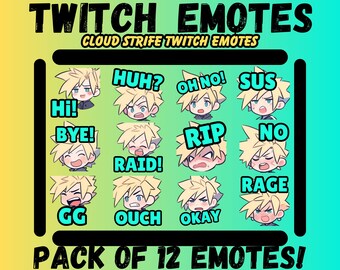 Set of 4 Link Twitch Emotes, Streamer Emotes, Twitch Sub Emotes, Cool ...