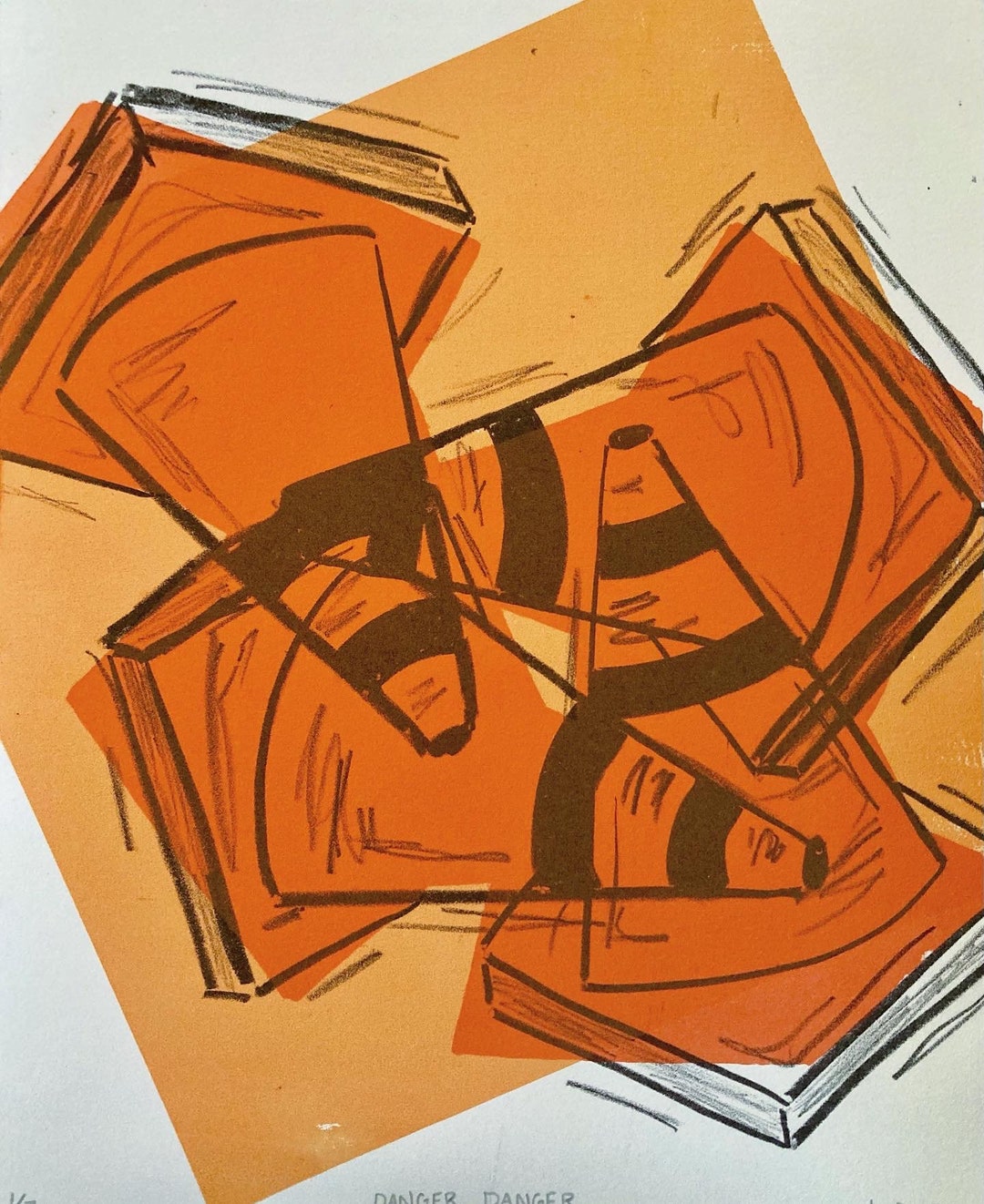 Danger Danger Print - Etsy