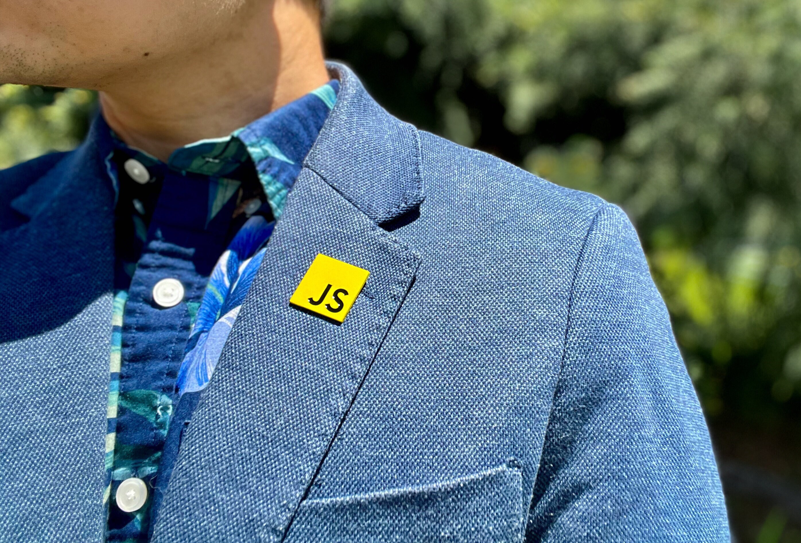 1" Javascript Logo Enamel Pin - Etsy