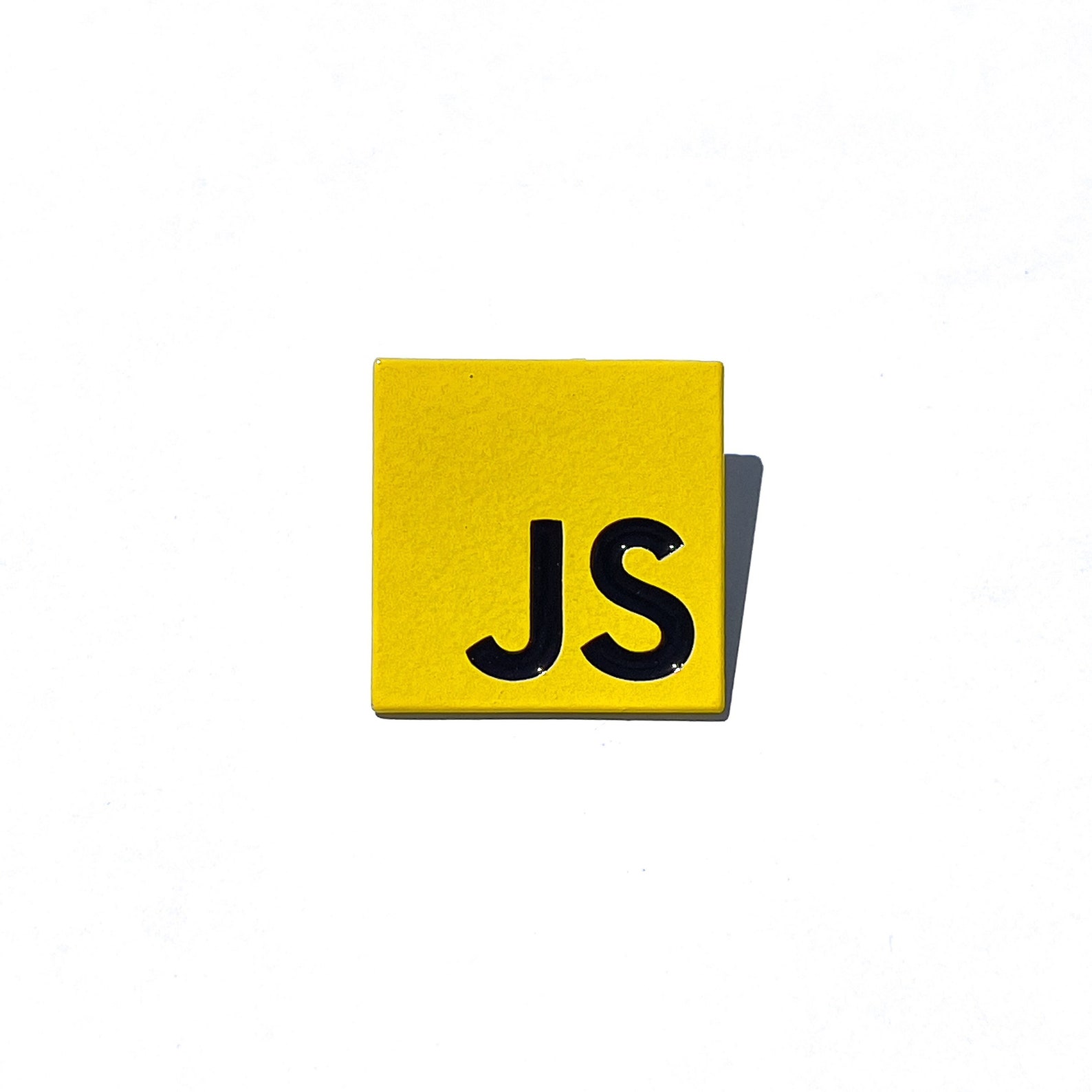 1" Javascript Logo Enamel Pin - Etsy
