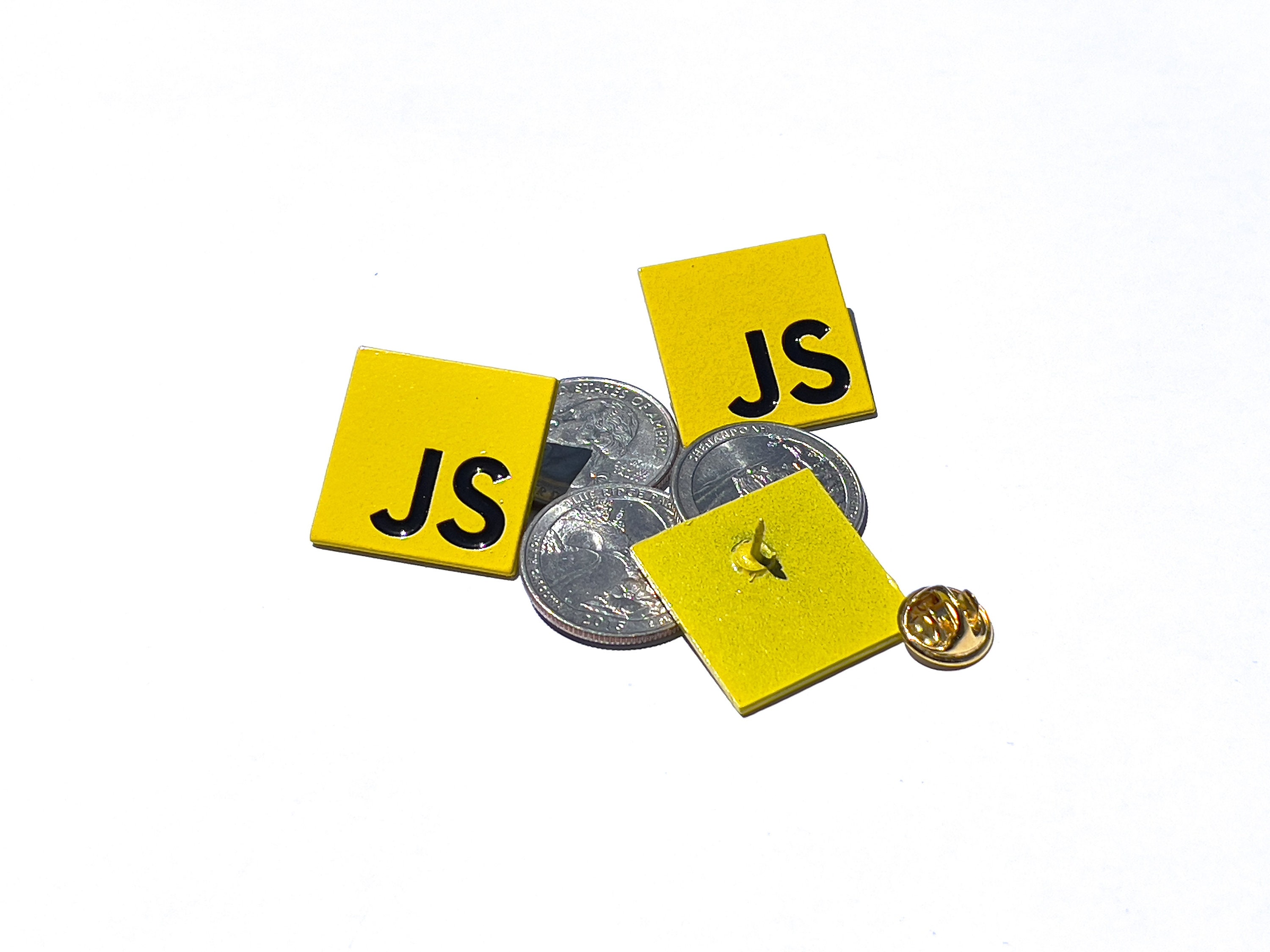 1" Javascript Logo Enamel Pin - Etsy