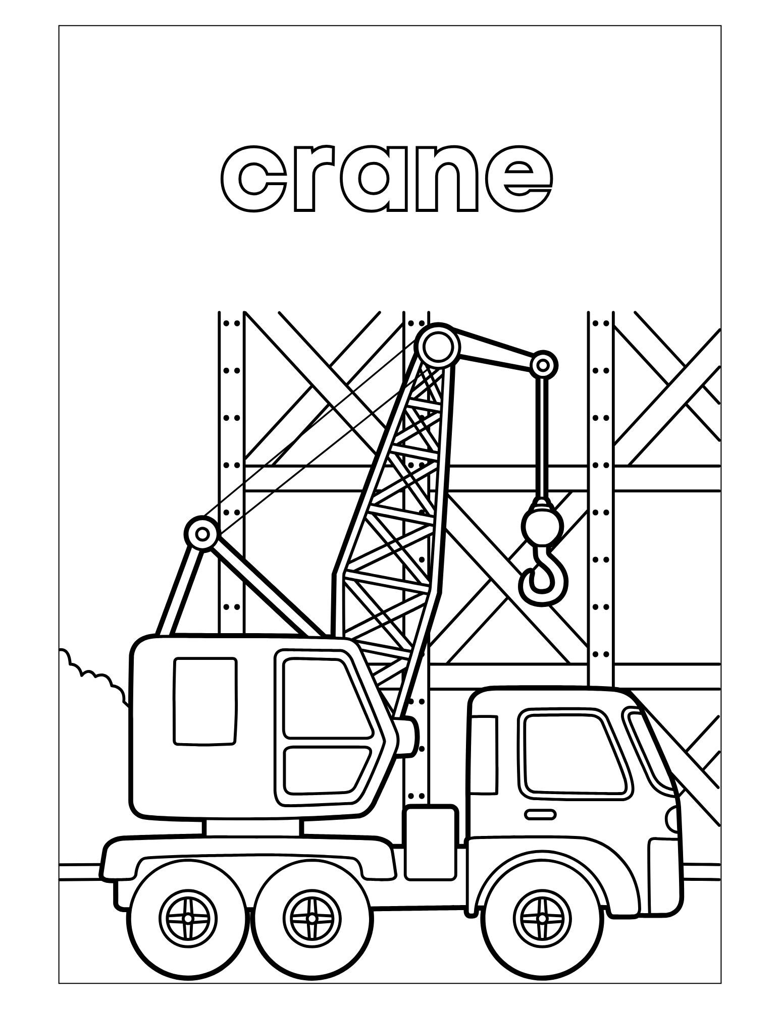 Zoom Into Fun: Digital Coloring Pages of Vehicle Transport for Kids ...