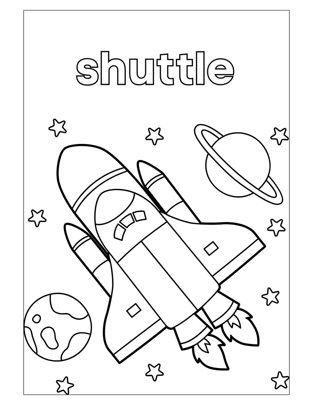 Zoom Into Fun: Digital Coloring Pages of Vehicle Transport for Kids ...