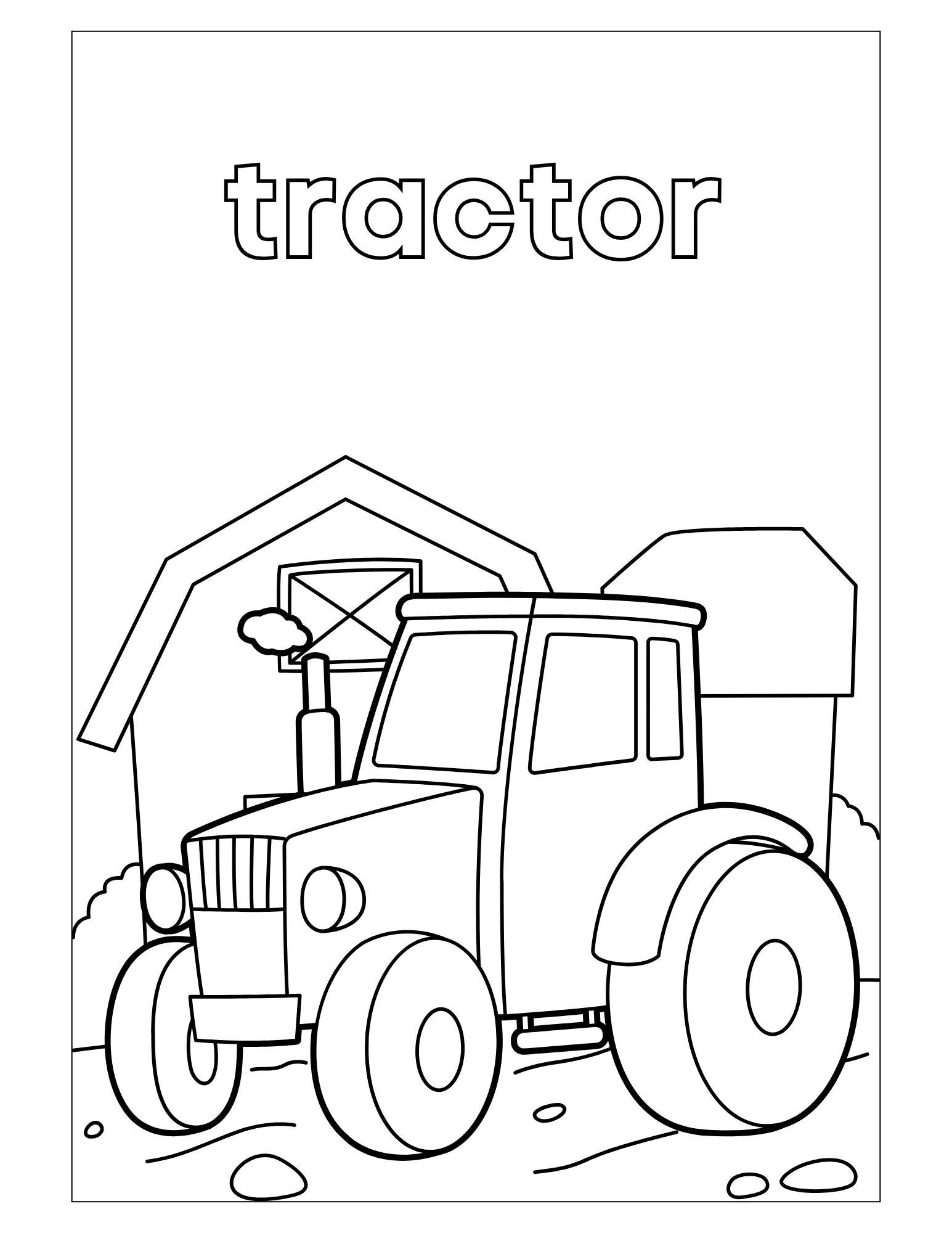 Zoom Into Fun: Digital Coloring Pages of Vehicle Transport for Kids ...
