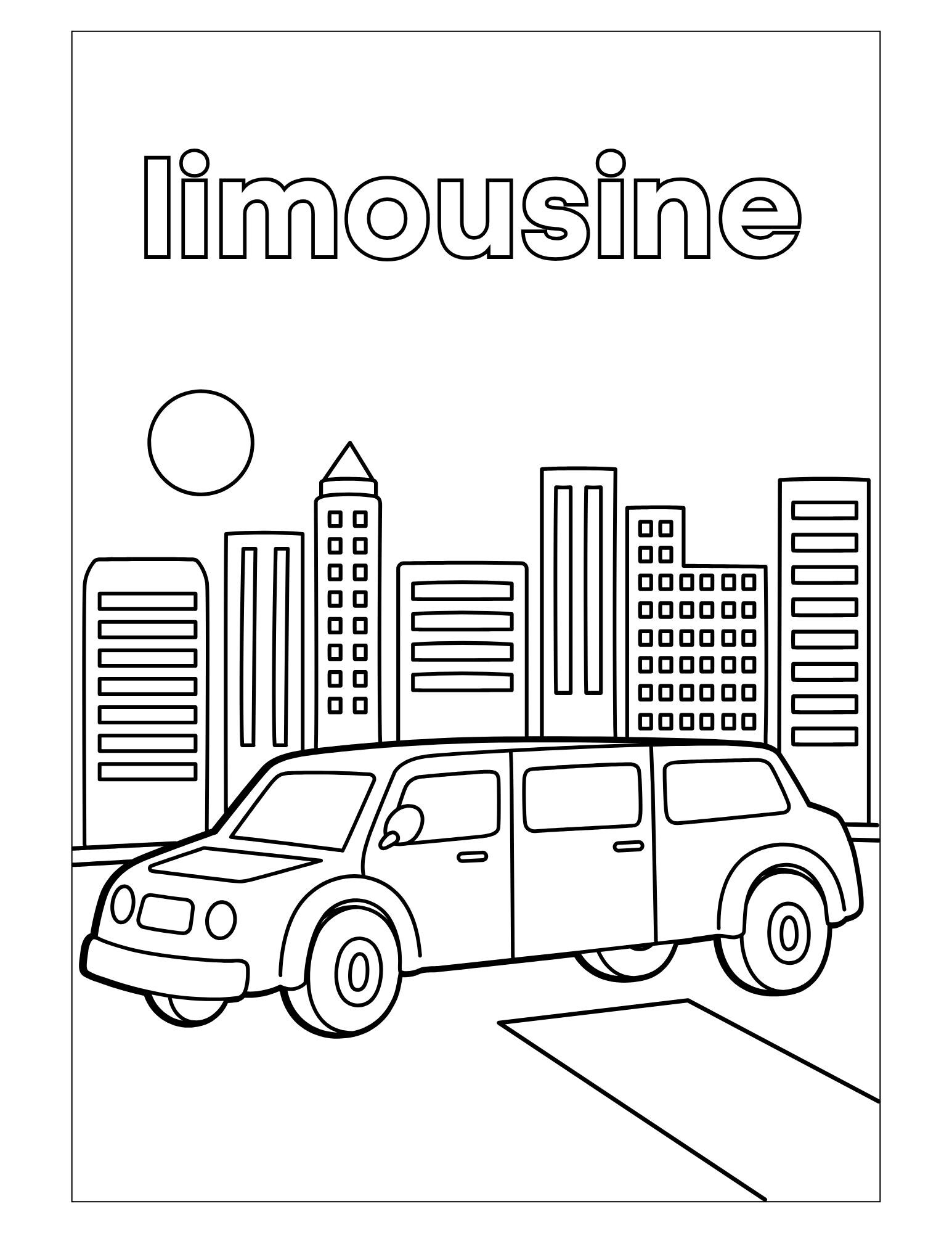 Zoom Into Fun: Digital Coloring Pages of Vehicle Transport for Kids ...