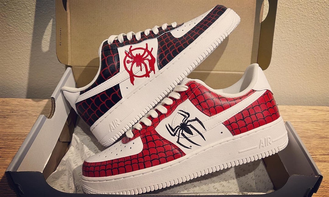 Spider-man Custom Sneakers - Etsy