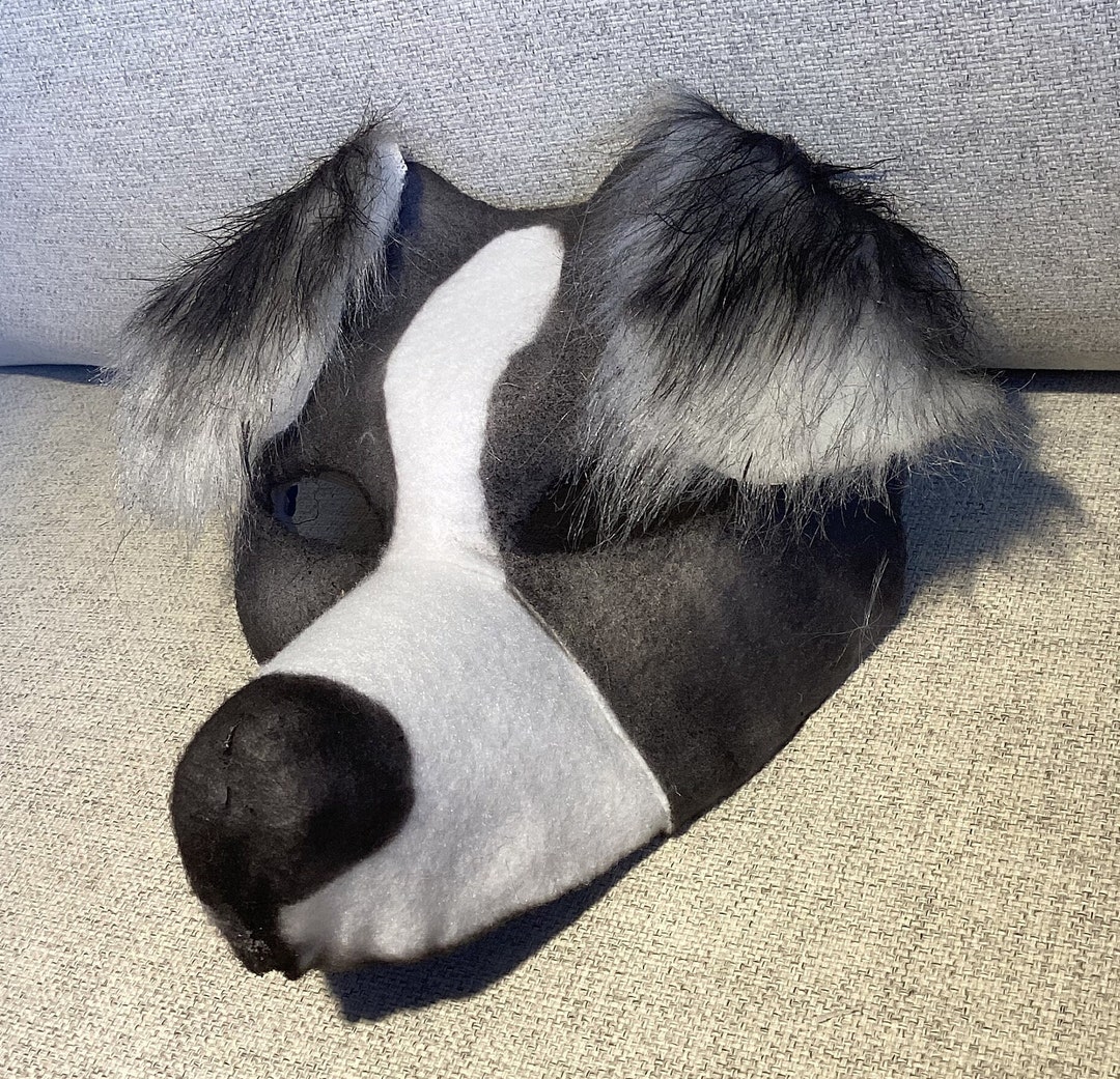 Dog Border Collie Therian Mask - Etsy