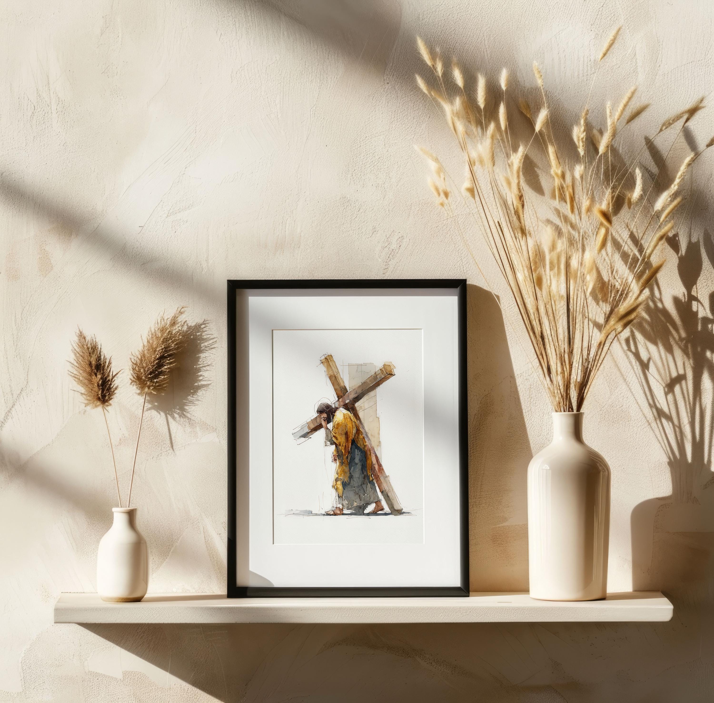 Station II – Jesus Takes up the Cross – Modern Stations of the Cross ...