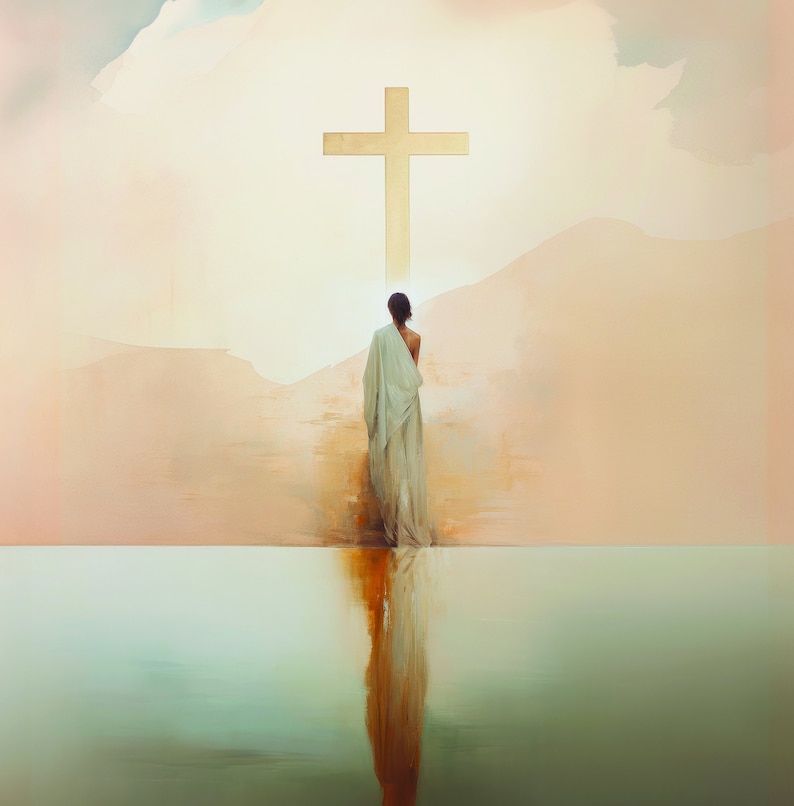 Parable of the Bleeding Woman, Digital Print, Sketches, Jesus Art ...