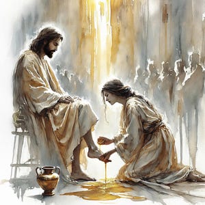 The Anointing at Bethany | Mary and the Perfume | Lent Easter Christian ...