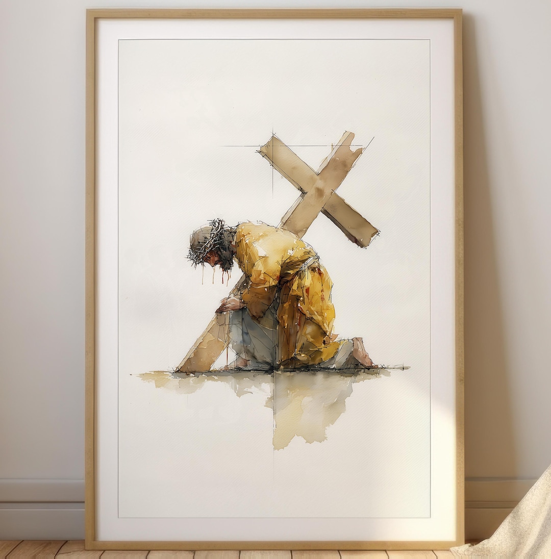 Station IX – Jesus Falls the Third Time – Modern Stations of the Cross ...