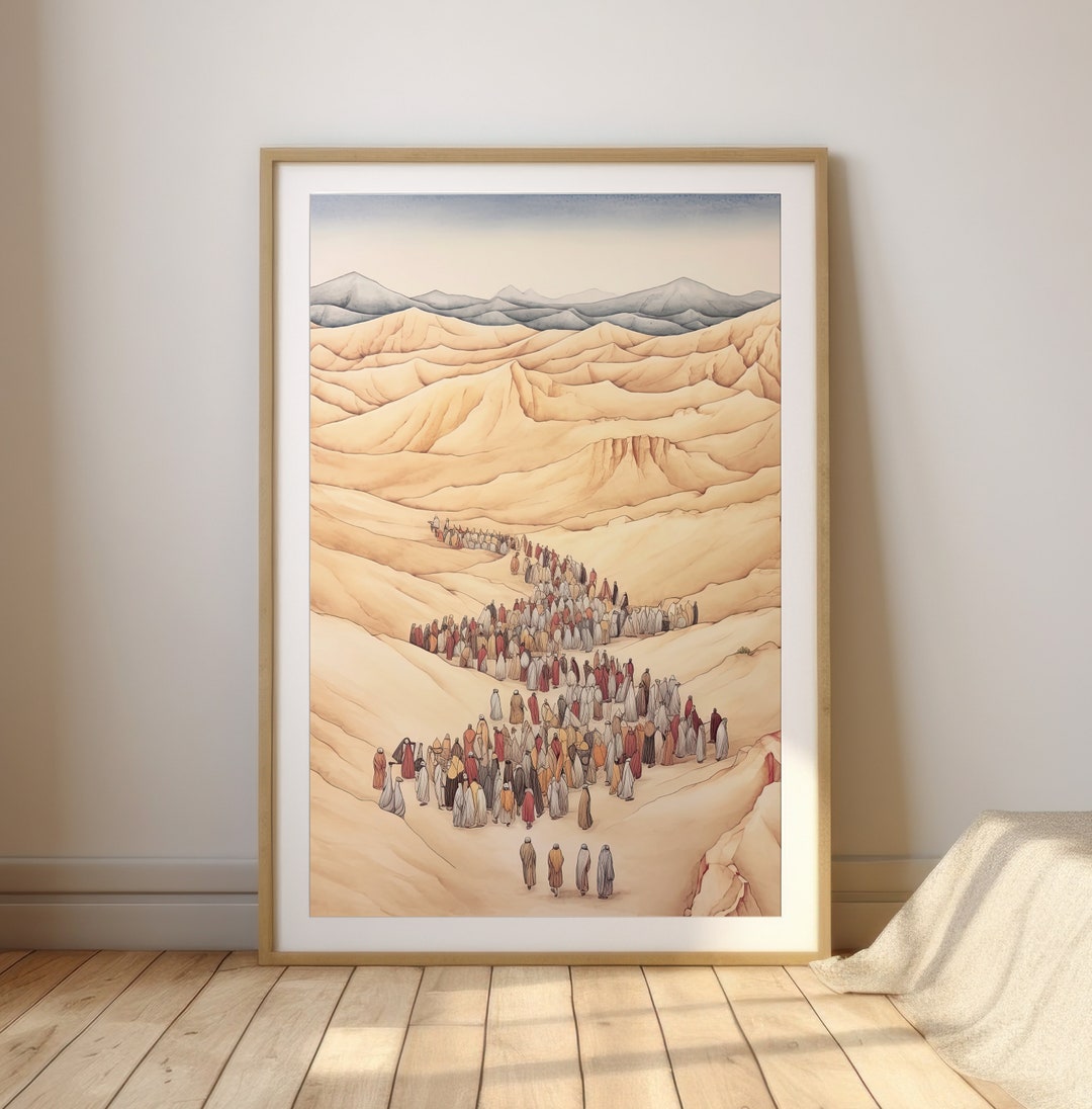Exodus, Digital Print, Sketches, Jesus Art, Bible Wall Art, Scripture ...