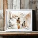 Calvary Scene | Watercolor Jesus on the Cross | Christian Wall Art ...