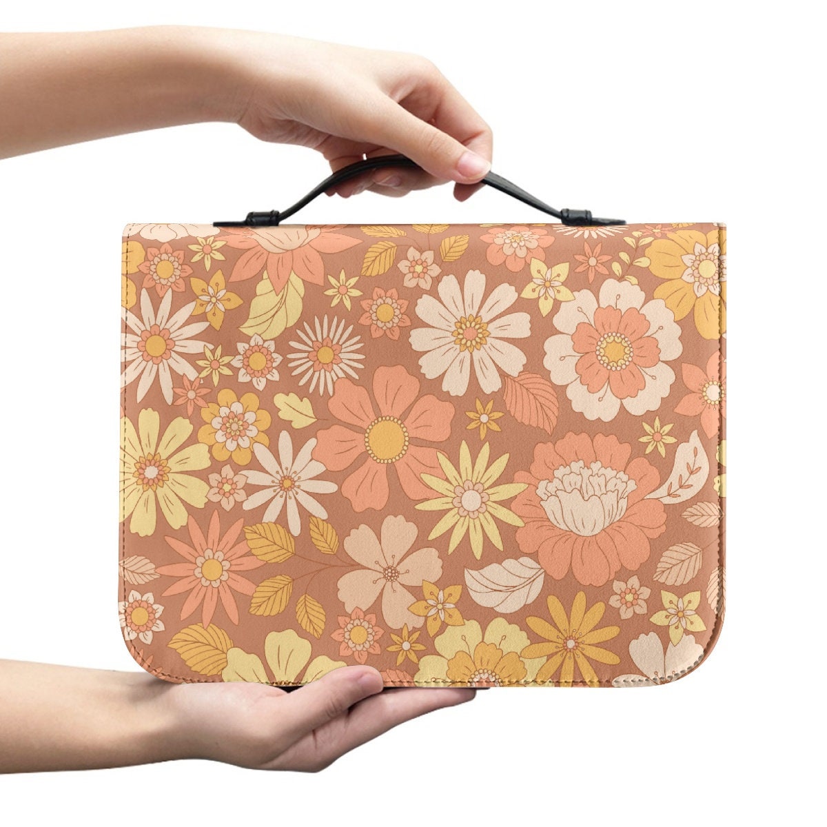 Cute Christian Bible Cover, JW Gift, Retro Floral Bible Cover, Gift for ...