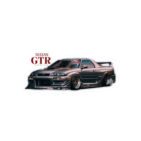 Nissan Skyline R34 Sticker - Etsy