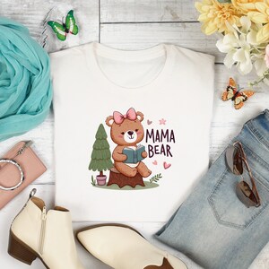 Teddy Bear SVG, Mama Bear Png, Cute Bear Clipart, Vector Cut File ...