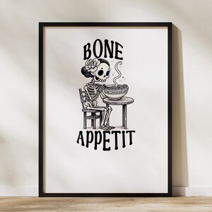 Bone Appetit Skeleton Png, Ramen Bowl Png, Funny Food Quote, Tshirt ...