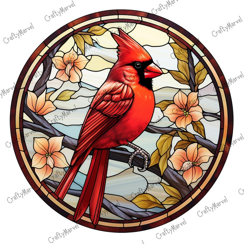 Red Cardinal Wind Spinner Png, Windspinner Svg Cut Files Template ...