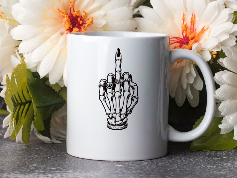 Girl Middle Finger SVG, Sarcastic SVG, Vector Cut File, Transparent Png ...