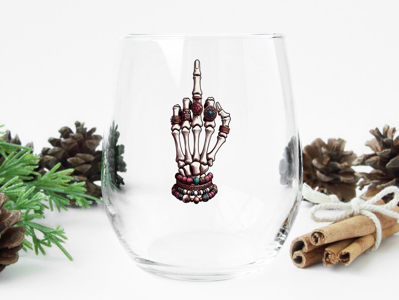 Female Skeleton Middle Finger SVG, Vector Cut File, Transparent Png ...