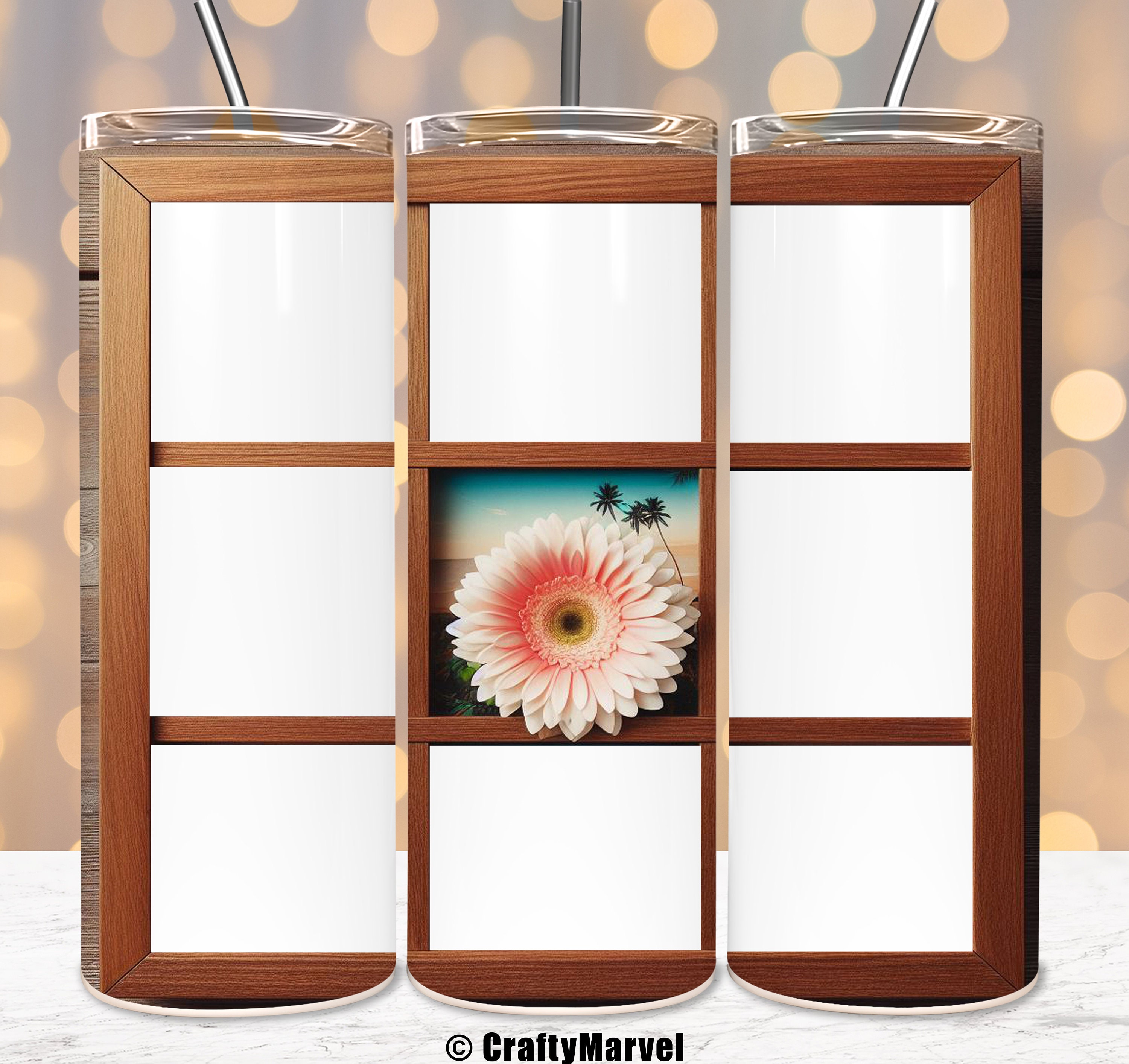 Photo Tumbler Wrap, Picture Collage Tumbler, Add Your Own Photo, Family ...