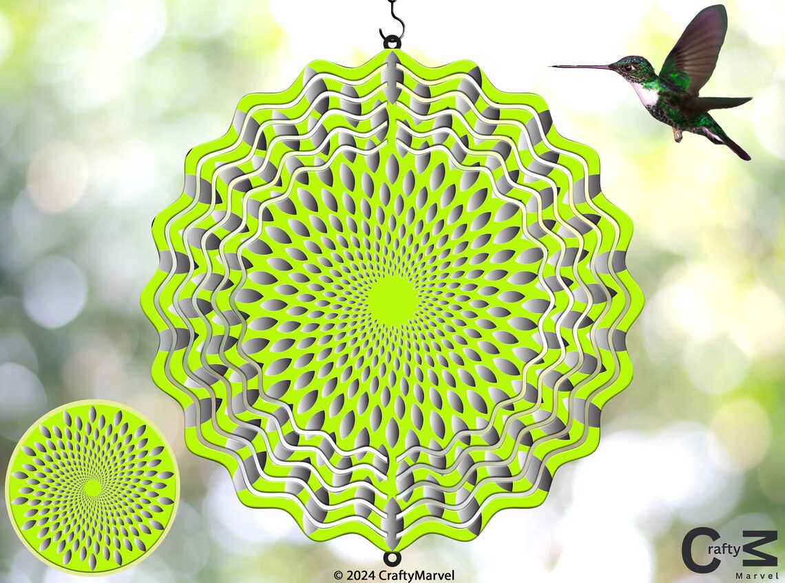Spiritual Mandala Wind Spinner PNG, Spiral Trippy Art, Geometric ...