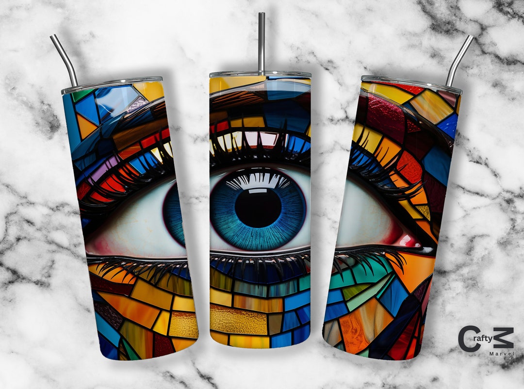 Eye Lashes Tumbler, Sublimation Designs, Digital Download, 20oz Skinny ...
