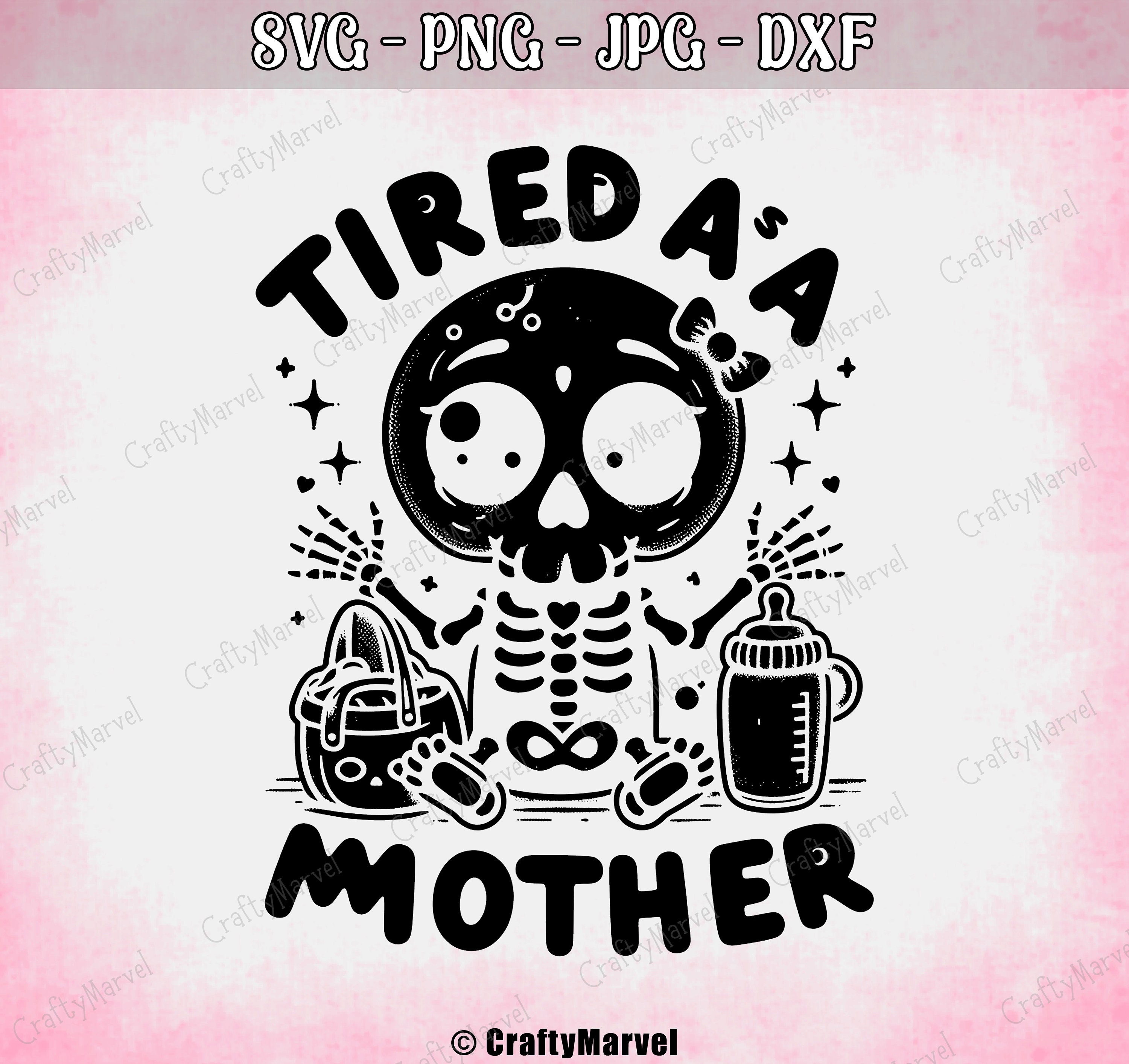 Mother Skeleton Bundle Mom Design SVG/PNG/DXF/JPG - Etsy