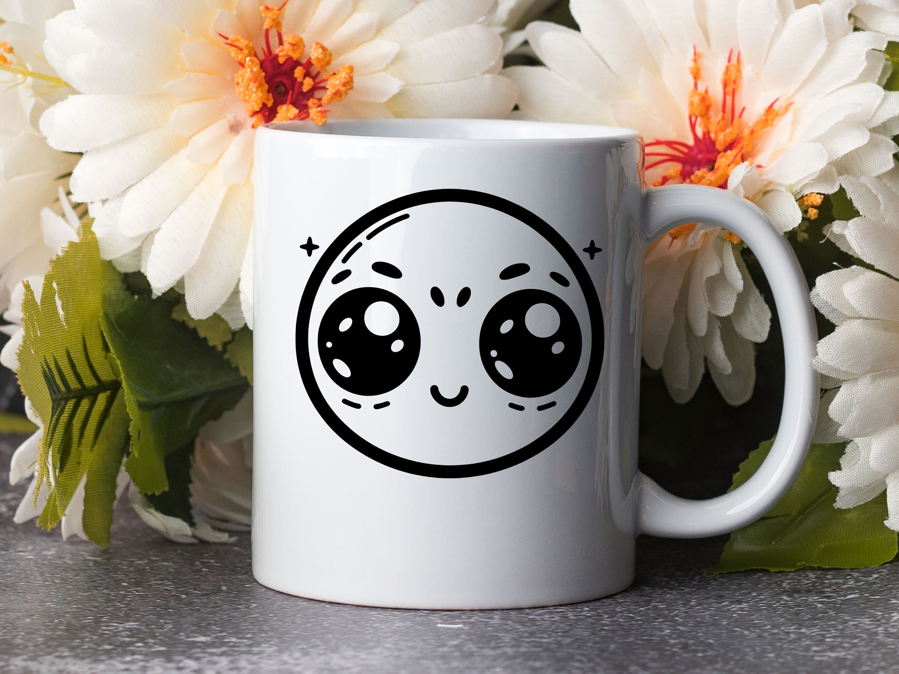 Cute Alien SVG, Happy Face SVG, Tshirt Png File, Cricut SVG, Vector ...