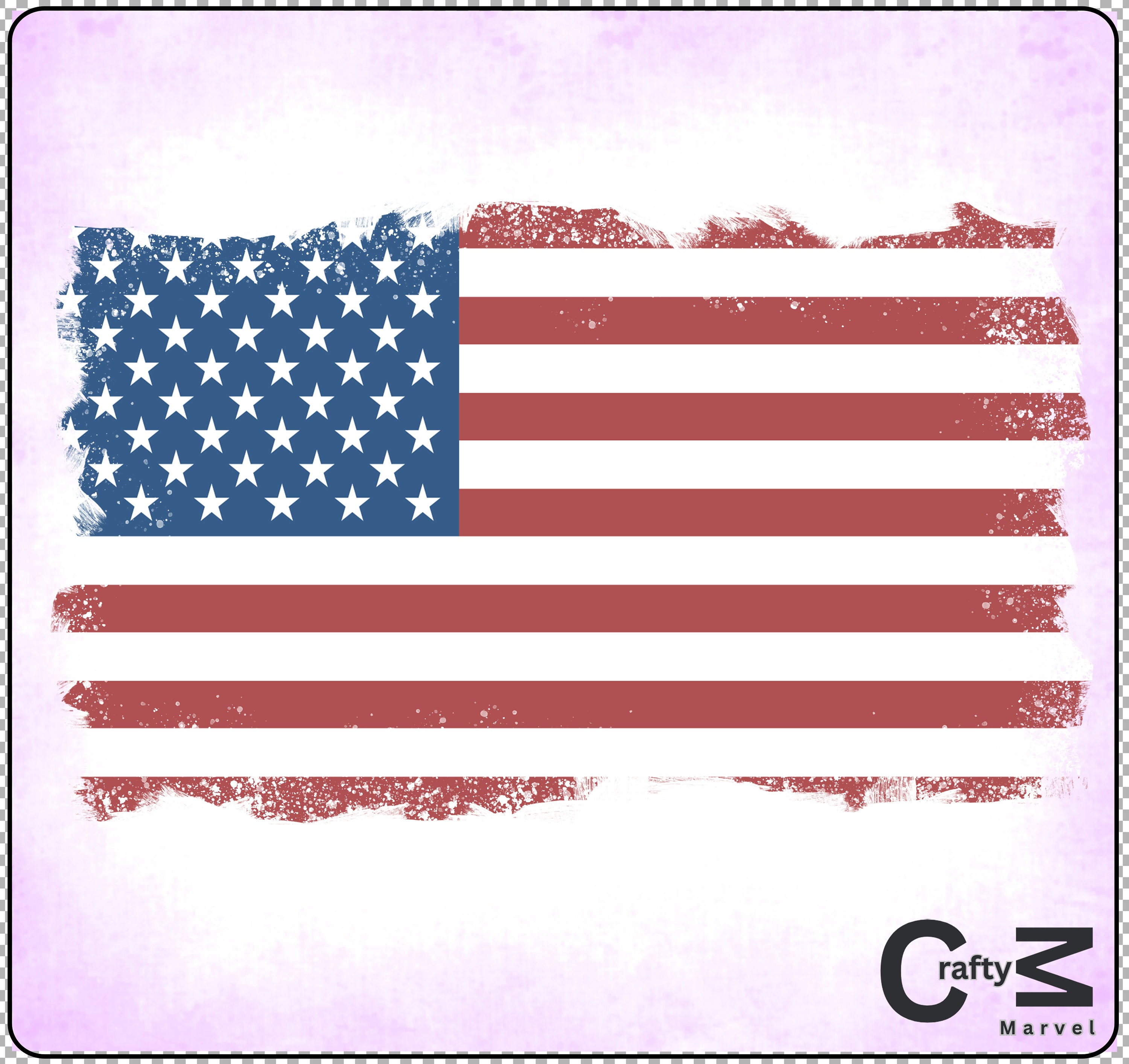 Distressed American Flag Png, Sublimation Retro Usa Flag Clipart, No ...