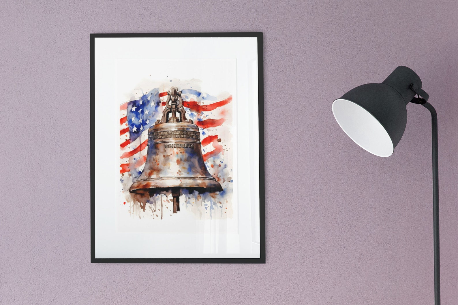 Printable Wall Art Liberty Bell 4th of July Independence Day - Etsy