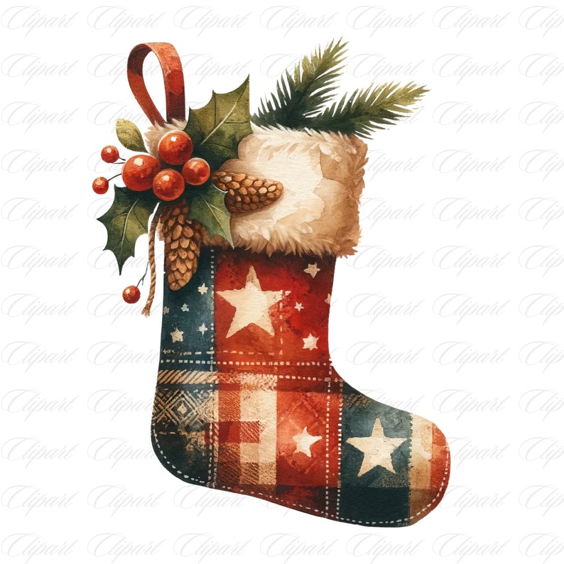 Christmas Country Clipart 20 High Qualitiy PNG Files Country - Etsy